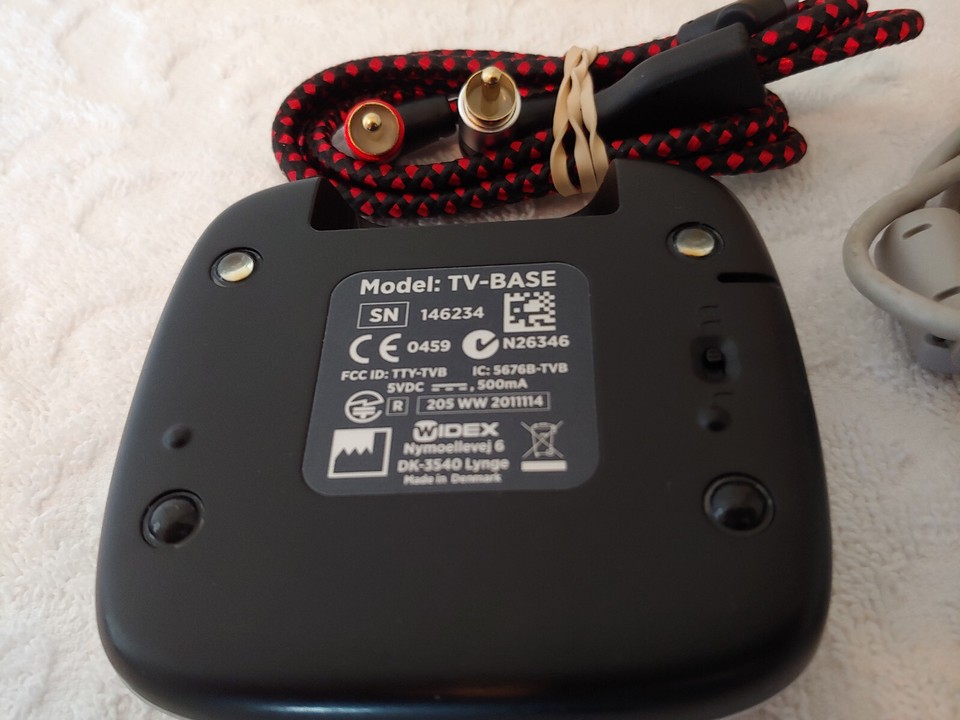 Widex TV-DEX Wireless TV Streamer Controller Assisted Listening Device ...