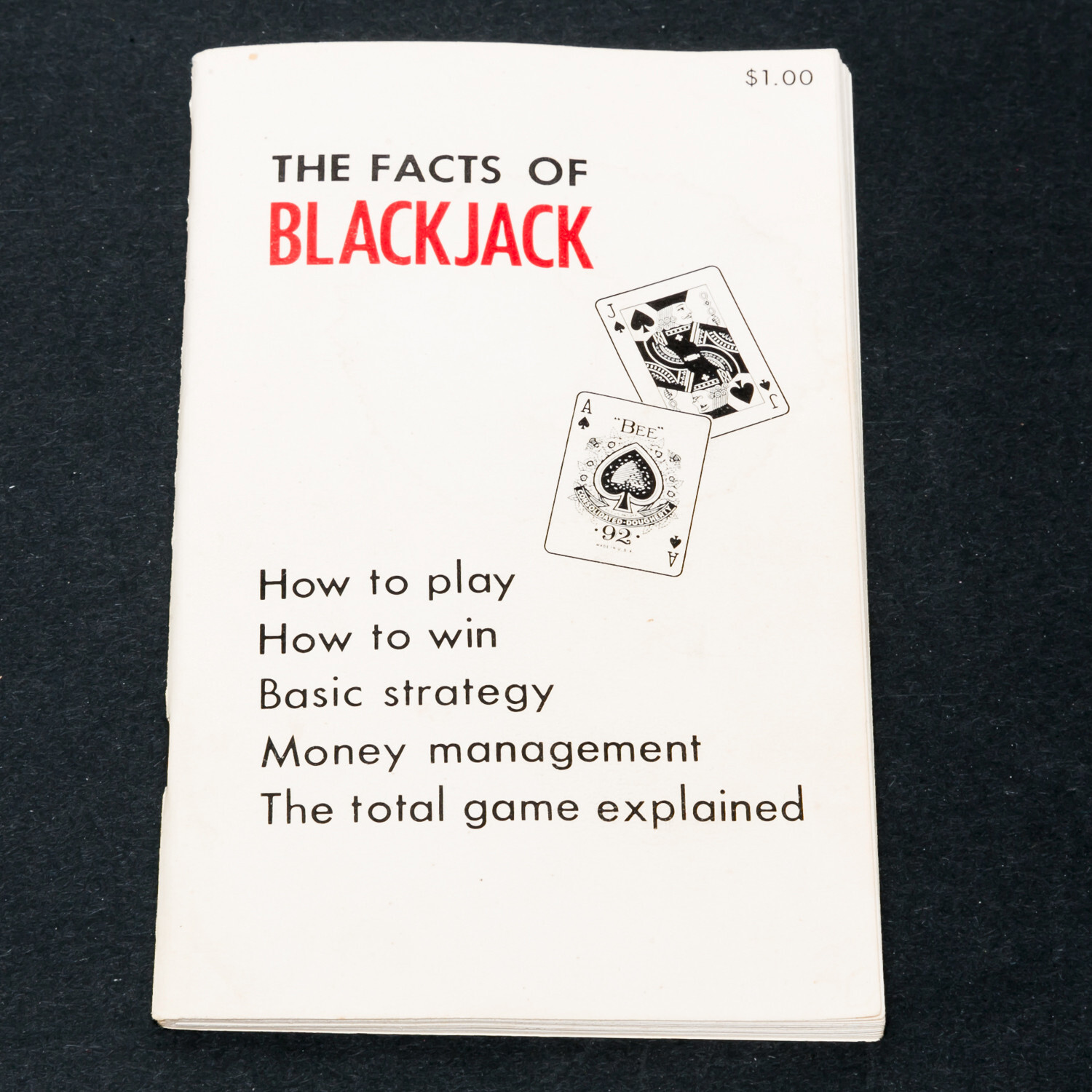 The Facts of Blackjack - Vintage 1970 book -Gambler's Book Club -Walter ...