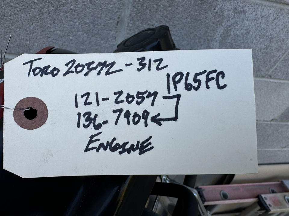 Toro Mower 20372 Complete Engine 136-7909 | eBay