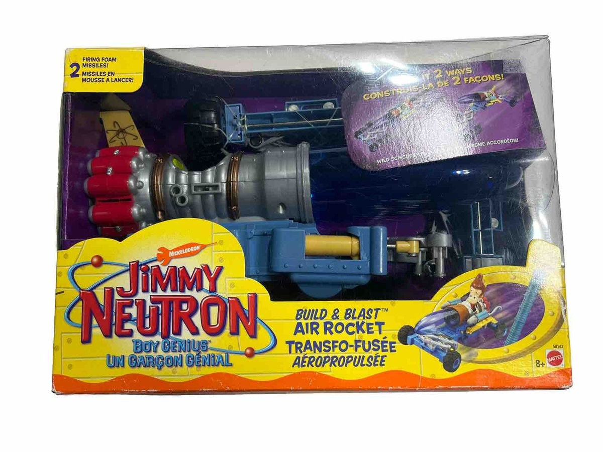 New Jimmy Neutron Build Blast Air Rocket Firing Foam