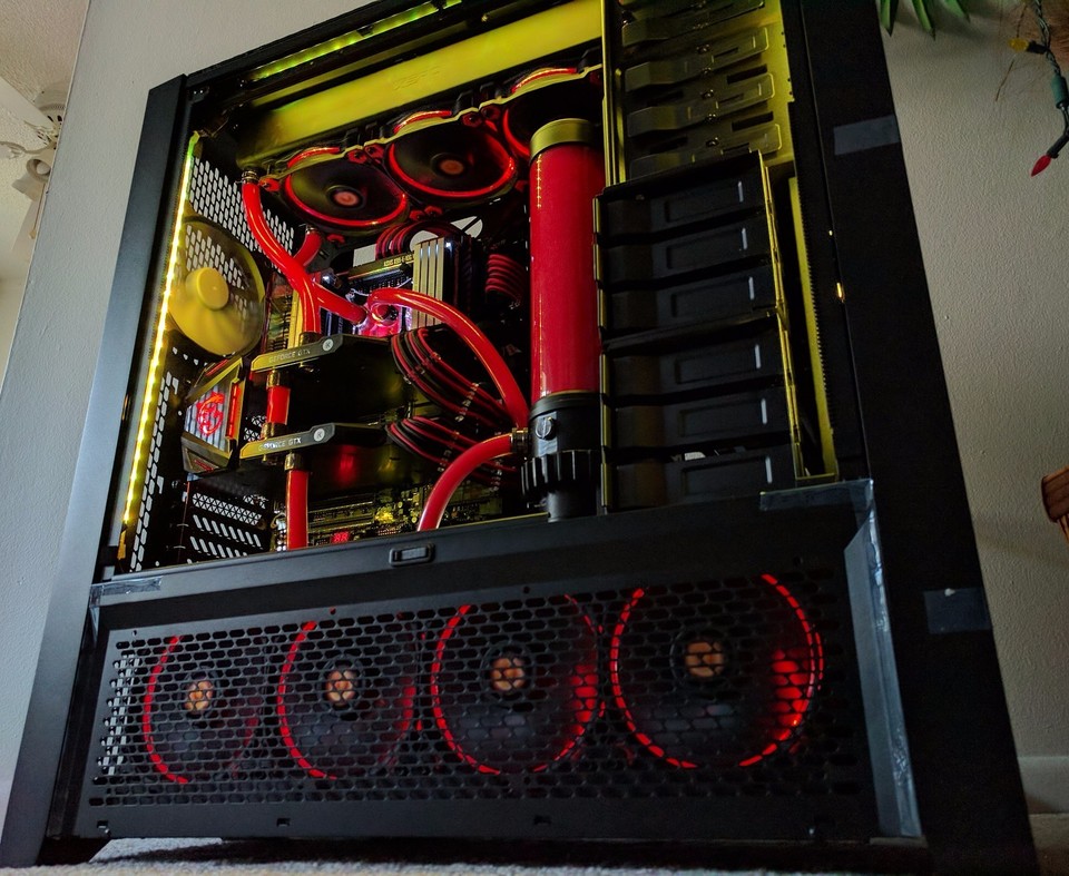 EXTREME Custom Liquid Cooled Computer - i9 7920x 12-Core 64GB- GTX 1080 ...