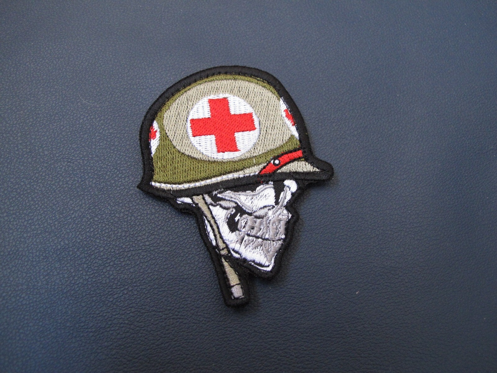 SKULL PARAMEDIC MEDIC TACTICAL MORALE PATCH 90 x 70 mm | eBay