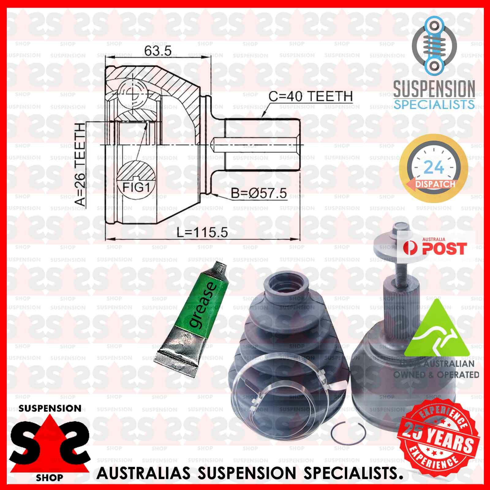 Front Axle Joint Kit, Drive Shaft Suit VOLVO V60 D3 / D4 V60 I (155) | eBay