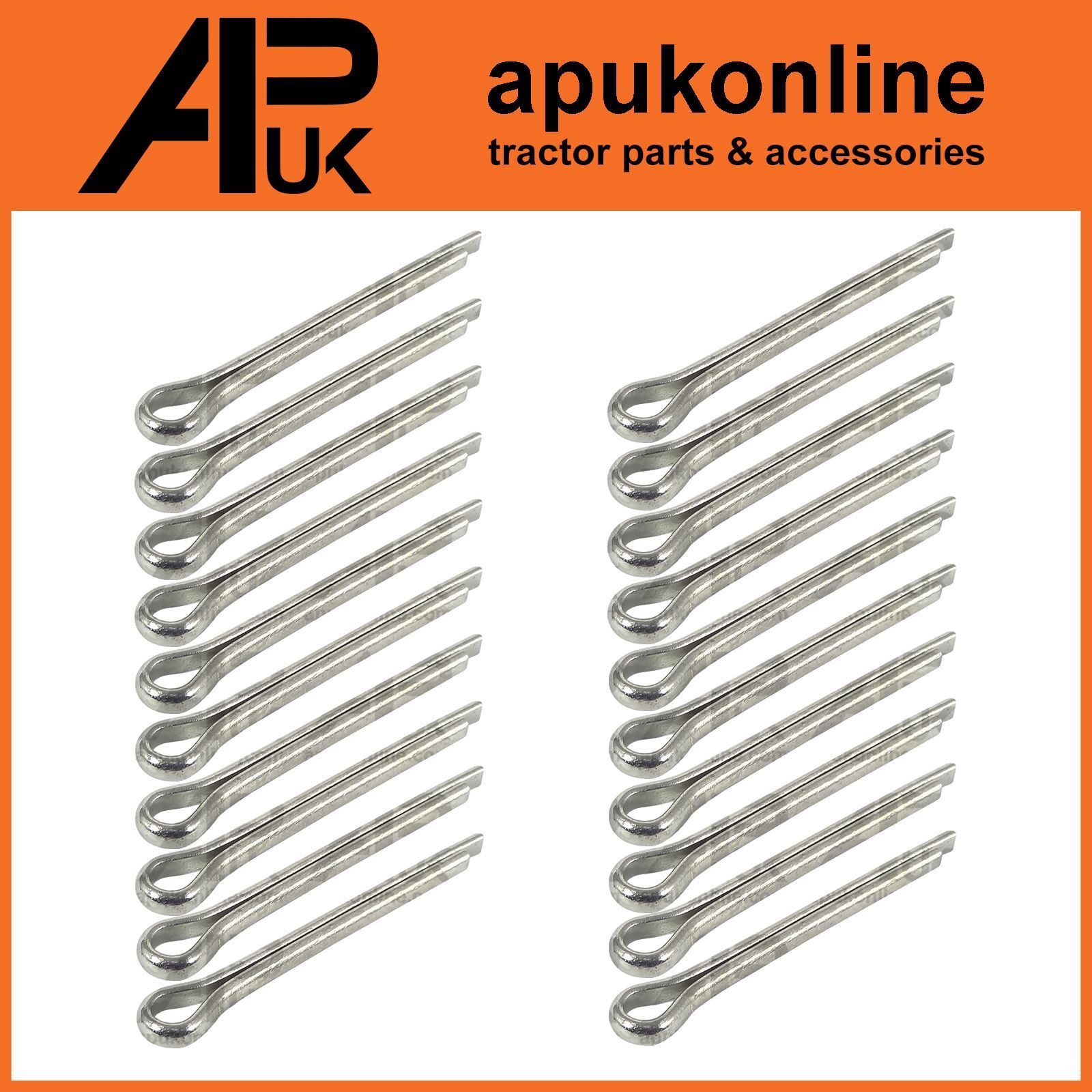 20x Cotter Pins 4 x 40mm for Massey Ferguson 399 698 699 765 2135 3075 ...