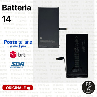 APPLE BATTERIA IPHONE 14 ORIGINALE PULLED CAPACITÀ 86% RICAMBIO A2863 ...