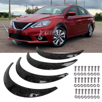 4.5" Car Flexible Fender Flares Wheel Arch Wide Body Kit 4PCS For ...