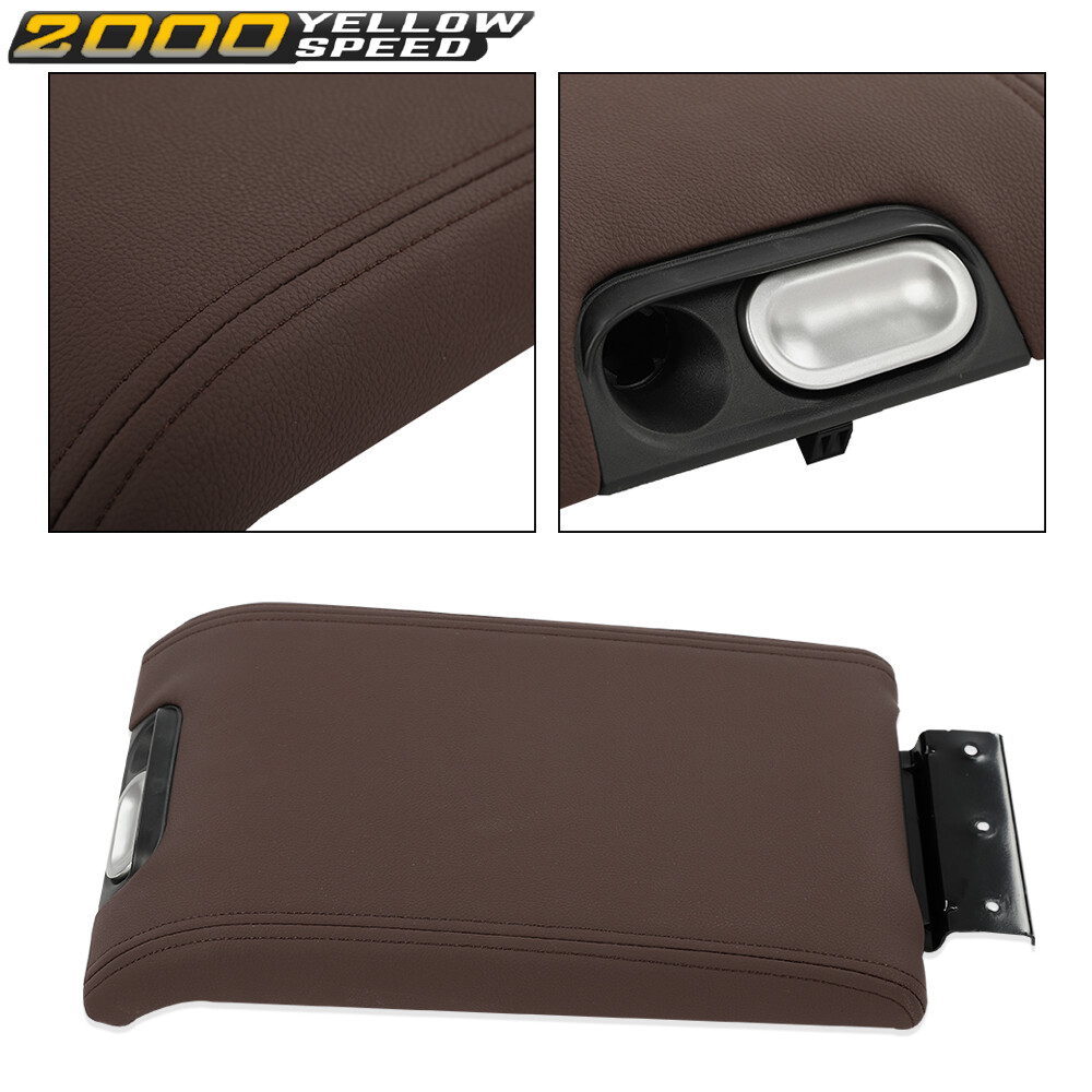 Fit For Ford F-150 2009-2014 Center Console Arm Rest Lid Cover Brown | eBay