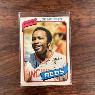 1980 Topps Joe Morgan card #650 | eBay