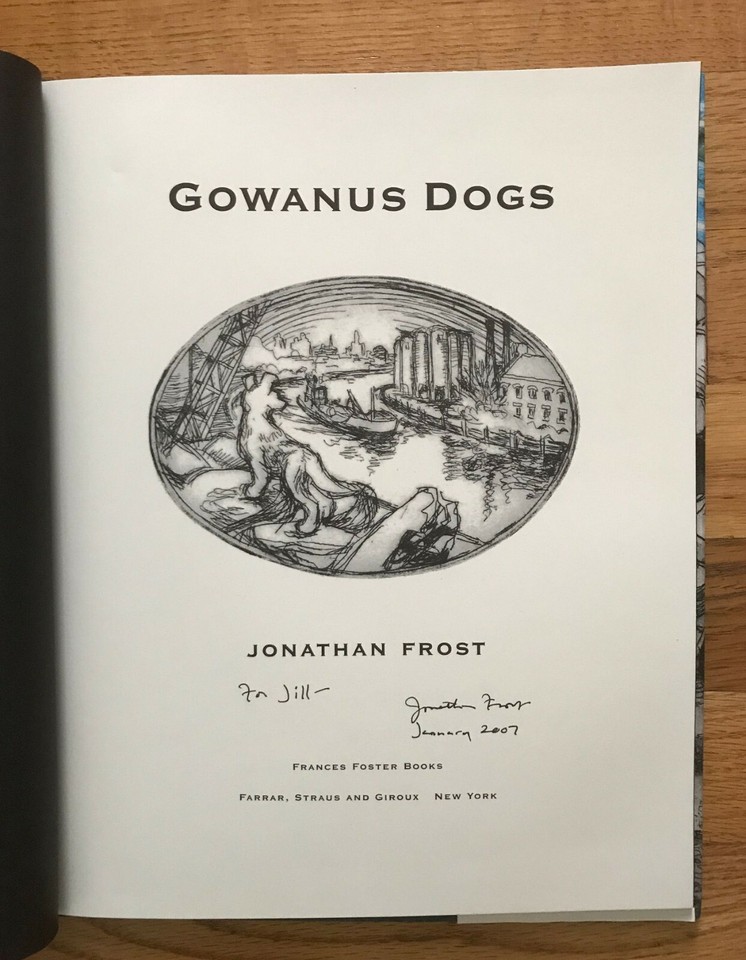 Jonathan Frost "GOWANUS DOGS" (1999) SIGNED 1st Ed. w/ Author Letters ...