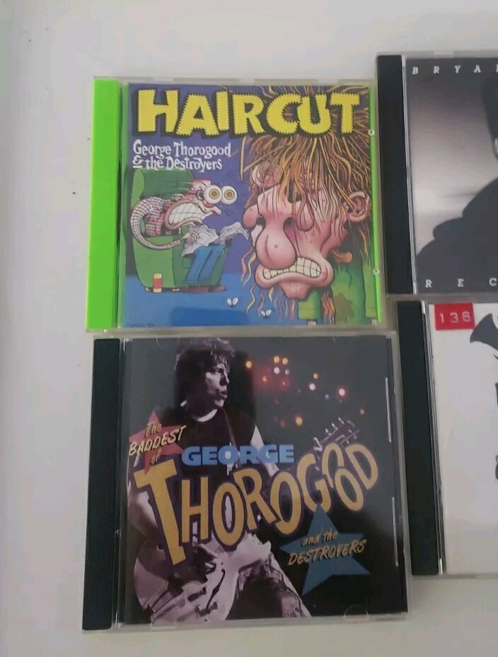 10 Cd Lot Thorogood,Bryan Adams,paul Simon,Fogarty,Santana,bad Company ...