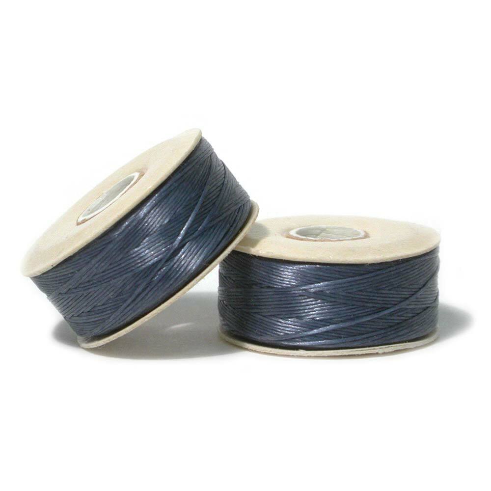 Nymo Beading Thread Size B Blue 43911 (2 bobbins) Royal Blue Waxed ...