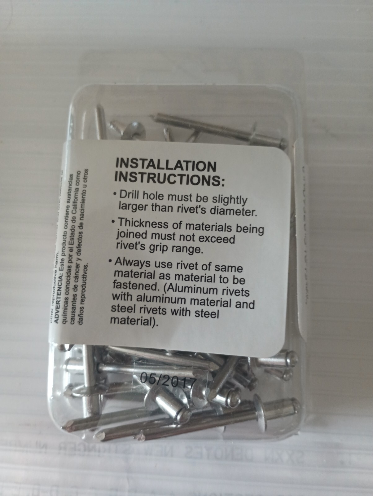 250 Qty Aluminum Domed Blind Rivets Bulk (#6-2) 3/16" Diameter x 1/8 ...