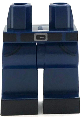 Lego New Dark Blue Legs Black Belt Shoes Silver Buckle Pockets | eBay