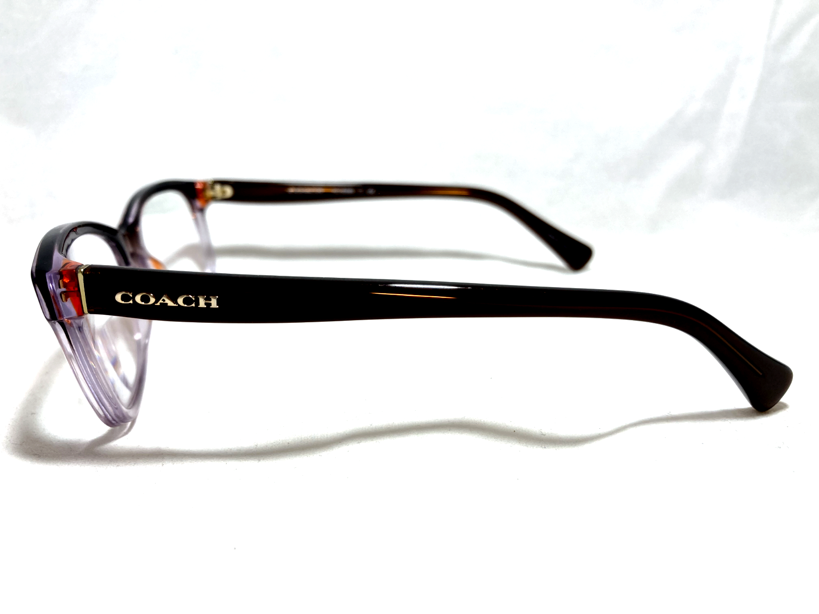 Coach HC 6089 FRAME Eyeglasses 5401 (Purple Brown Gradient/Brown) 51-16 ...
