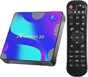 Android TV Box 11.0, X10 Android Box 2GB RAM 16GB ROM RK3318 Quad-Core ...