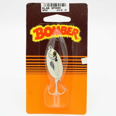 Bomber Lures Slab Spoon B87X01 5/8 oz Fishing Tackle | eBay