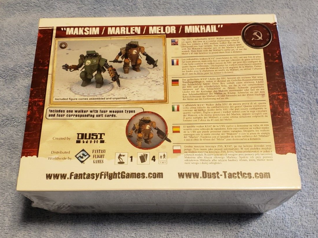 Dust Tactics Studio SSU KV47 Recovery & Demolition Walker One Miniature ...