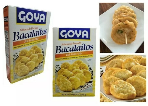Goya fish Fritters Mix Bacalaitos Goya 2 Packs of 4.5 Oz. | eBay