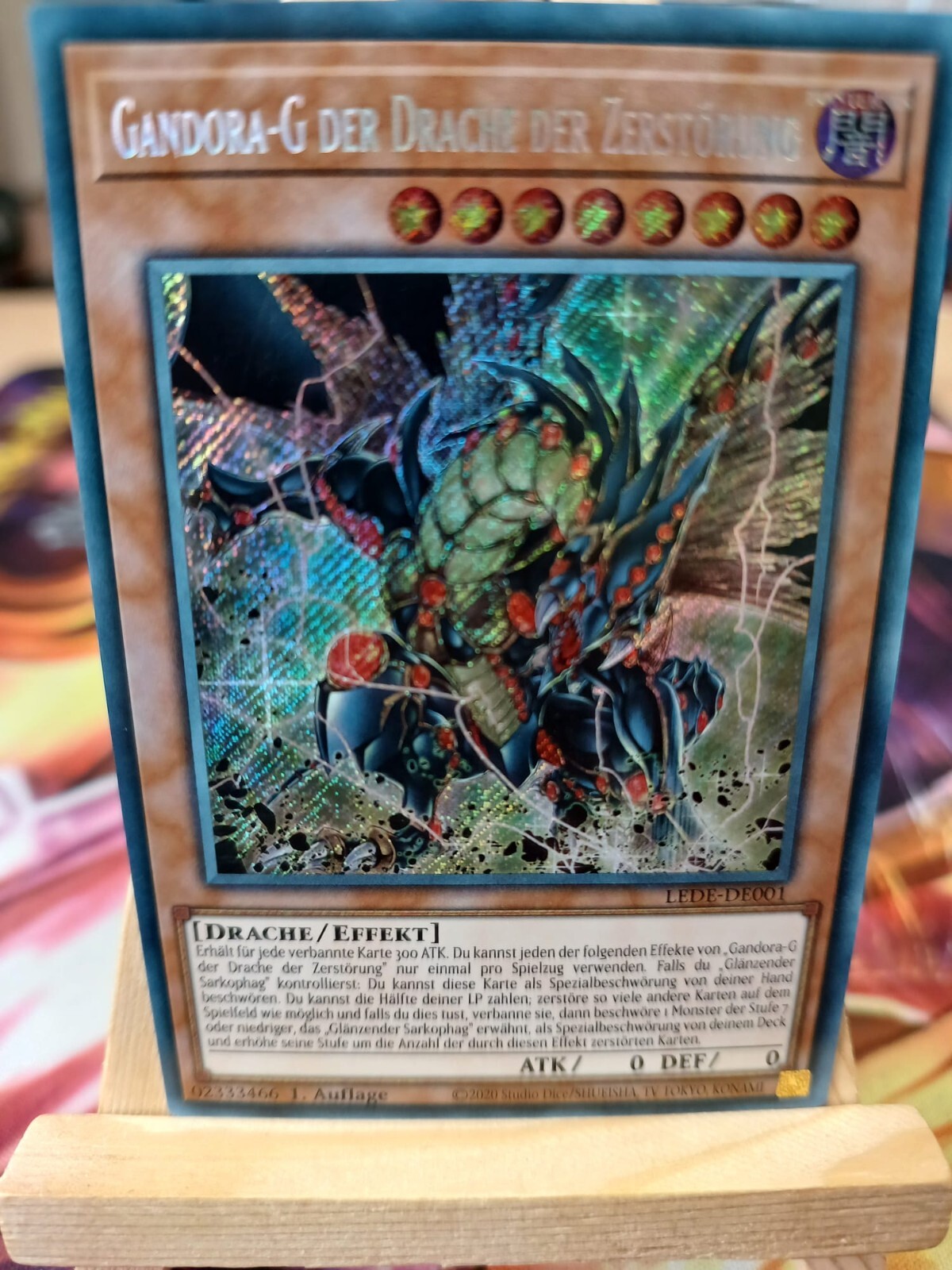 Gandora-G Der Drache Der Zerstörung LEDE-DE001 Secret Rare DE NM YUGIOH ...