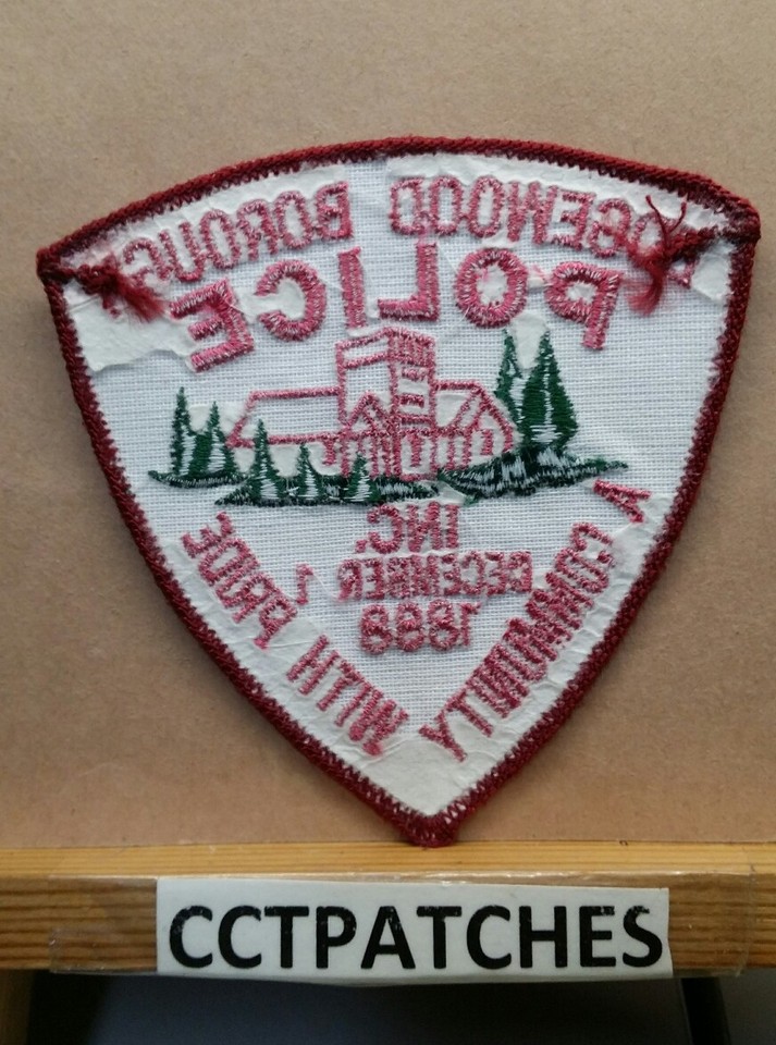 EDGEWOOD BOROUGH, PENNSYLVANIA POLICE SHOULDER PATCH PA | eBay