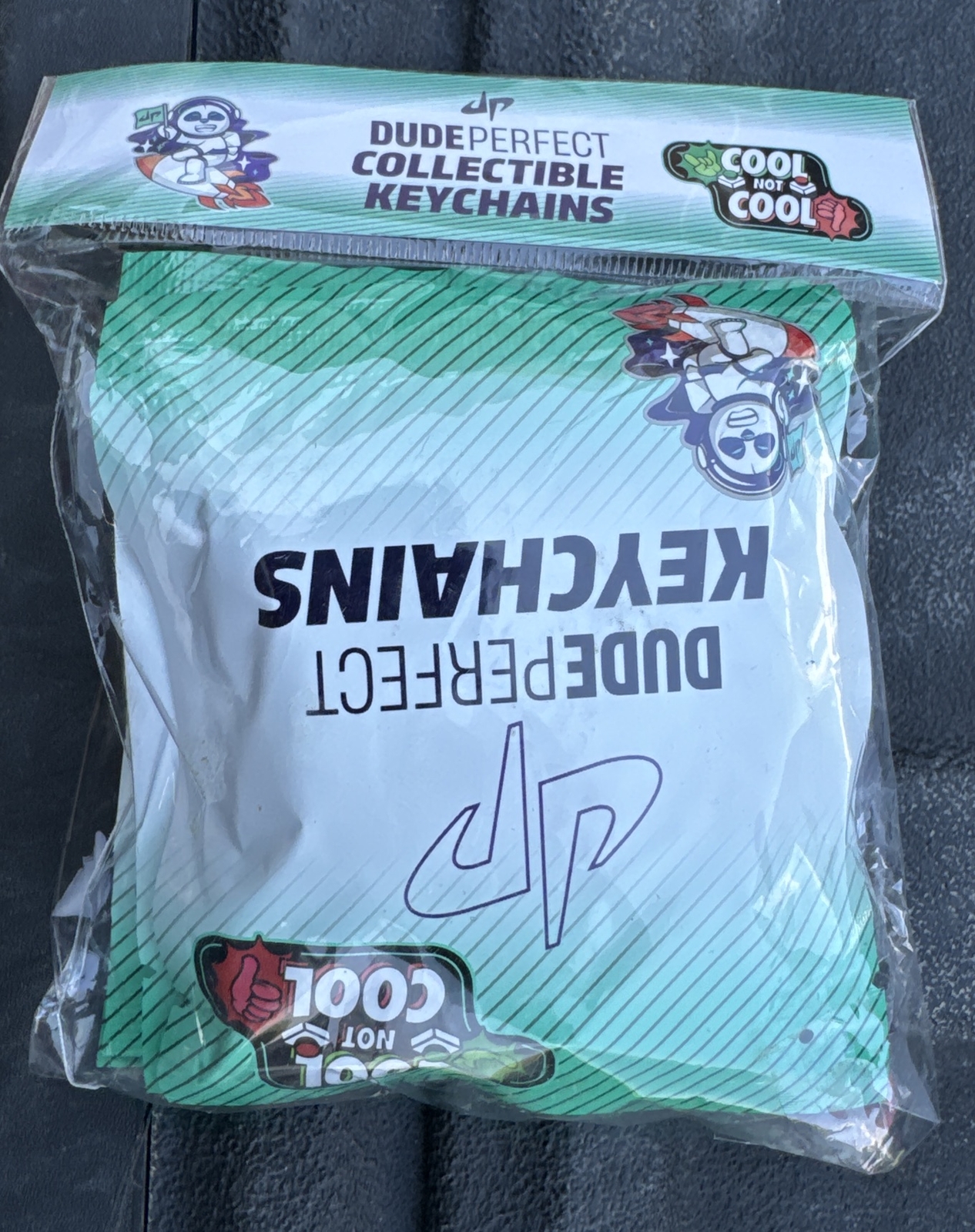 DUDE PERFECT Keychains (Lot of 5) Cool Not Cool DP KEY 016 017 018 019 ...