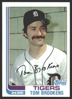 Tom Brookens #753 1982 Topps Detroit Tigers | eBay