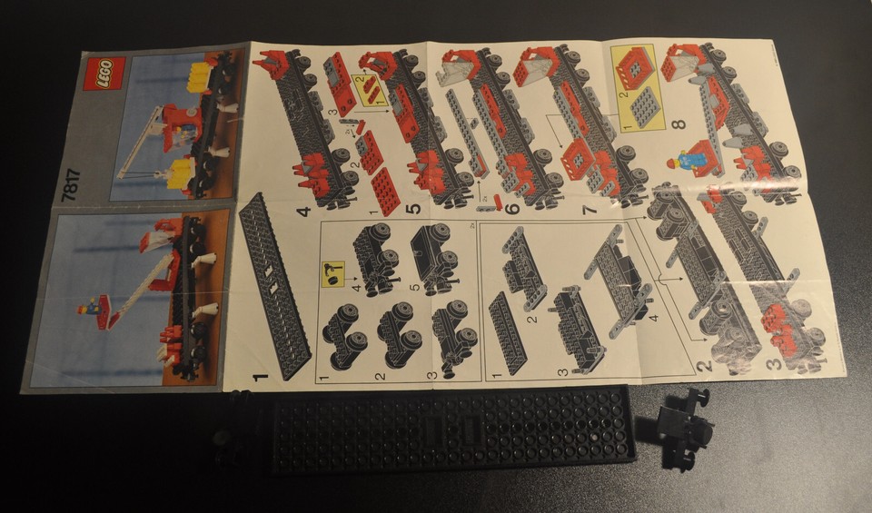 Lego 7817 Anleitung | 4093b Train Base 4022c01 4023 4022 73092 Buffer ...