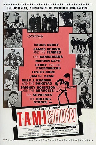 The T. A. M. I. Show 1964 Reproduction Poster Rolling Stones, James ...