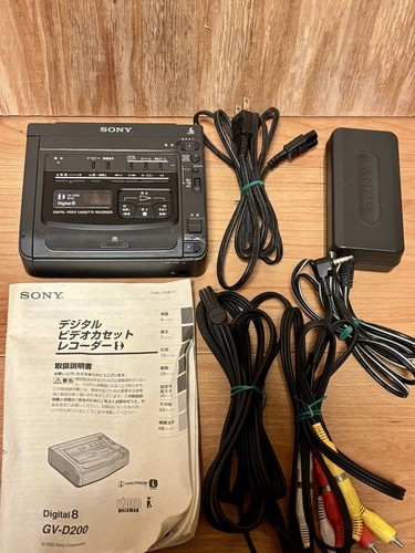 SONY GV-D200 Digital8 Hi8 Video8 Digital 8 Player Recorder VCR Deck | eBay