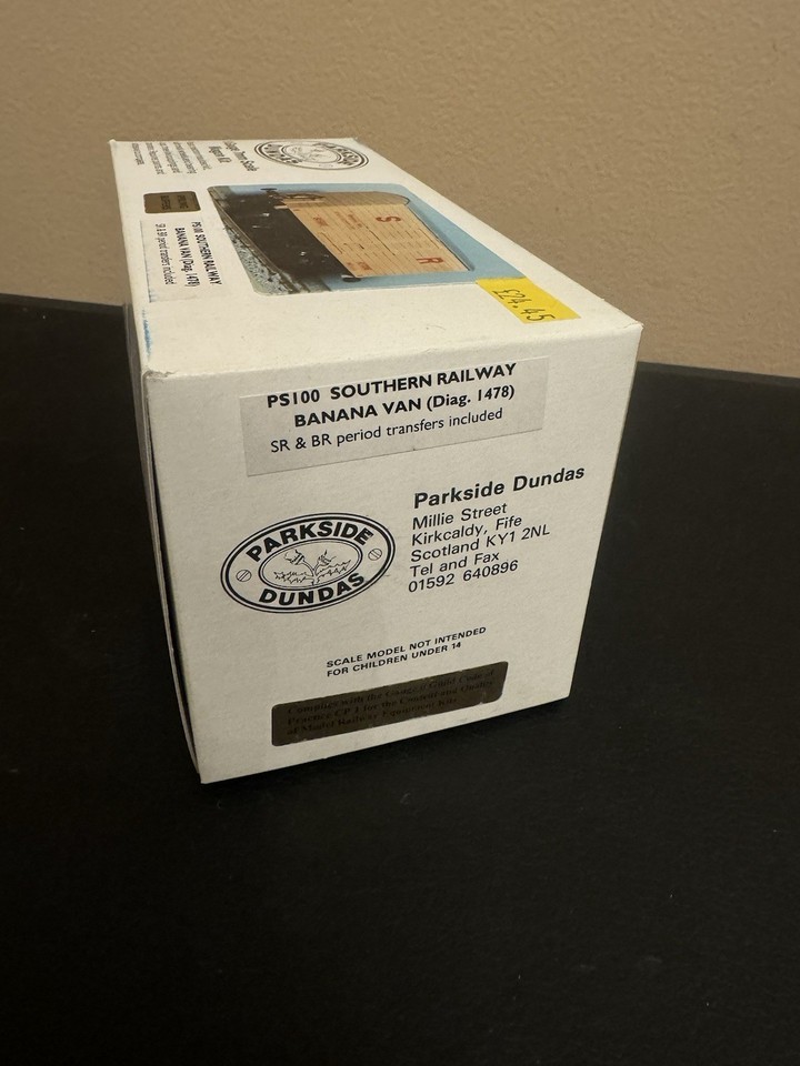 O GAUGE PARKSIDE DUNDAS 7MM SCALE WAGON KIT PS100 ( New ) Banana Van | eBay
