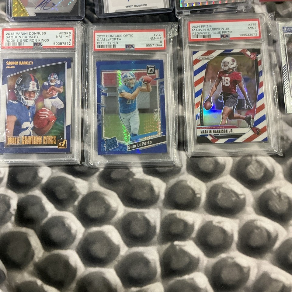 Football 20 Card Lot Three Autos Three Psa Three Rookie Parallels | eBay