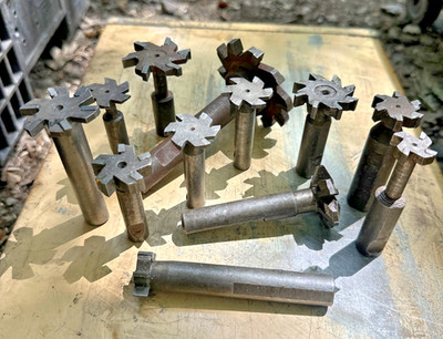 12pc Carbide Tipped Slot Keyway End Mill Keyseat Cutter Lot Machinist ...