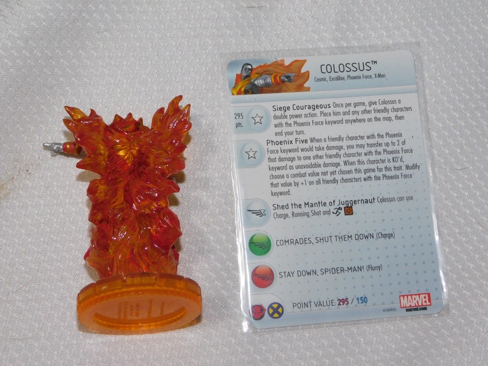 Marvel Heroclix Colossus #059 Wolverine and the X-Men Set CHASE Figure ...