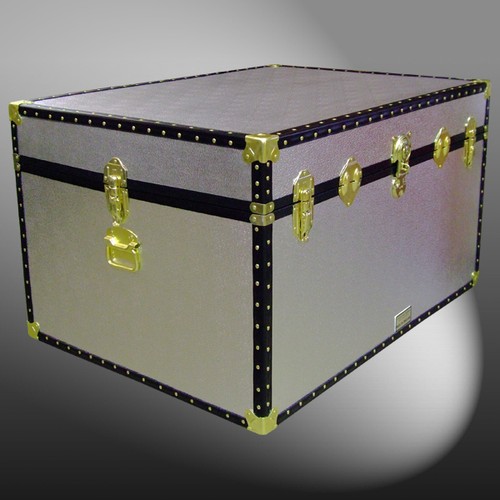 ABS EDGE ALLOY ALUMINIUM STORAGE TRUNK/BOX/SHIPPING/BOARDING SCHOOL ...