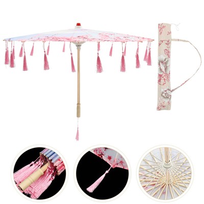 1 Set chinese silk umbrella of Chinese Umbrella Silk Cloth Umbrella ...
