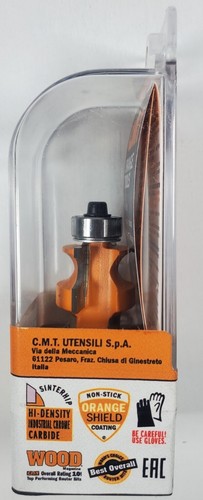CMT 861.532.11 Corner Beading Router Bit, 1/2" Shank, 1/8" Radius, Made ...
