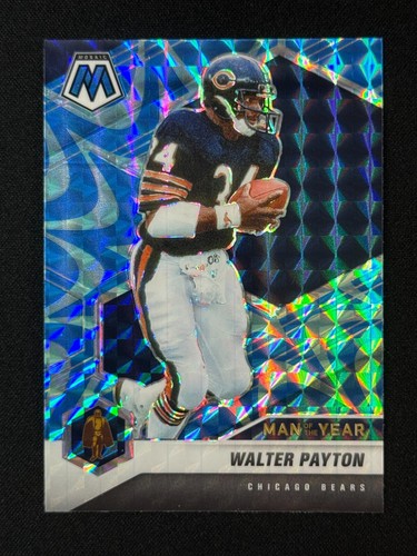 2021 Panini Mosaic - Man of the Year Walter Payton #261 Reactive Blue ...