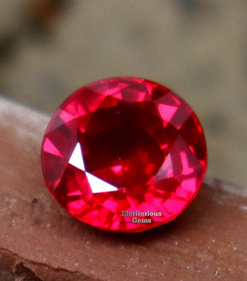 Red Ruby Round Cut Loose Gemstone Natural Mozambique Certified 10 Ct ...