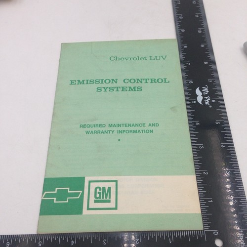 General Motors Emission Control System Maintenance Warranty Manual ...