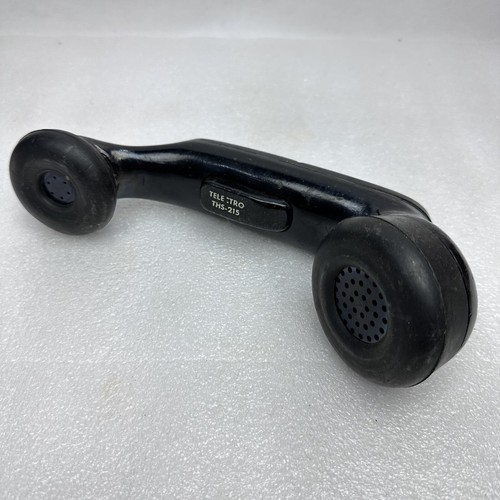 Vintage TELECTRO THS-215 USGI Military Handset Microphone Earpiece No ...
