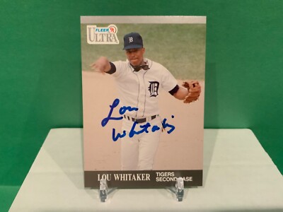 LOU WHITAKER AUTOGRAPHED CARD #130 | eBay