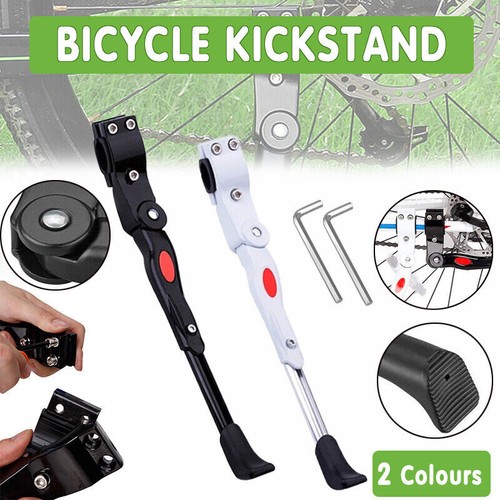 1X Adjustable Rear Bike Kick Stand Prop Side Bicycle Mountain Bike ...