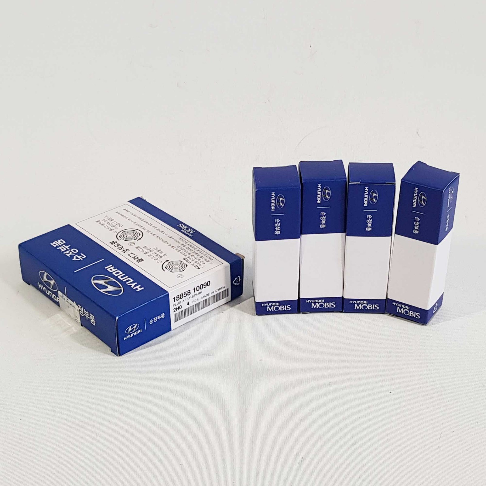 Genuine 1885810090 Ignition Spark Plug 4Pcs For Elantra Soul Forte ...