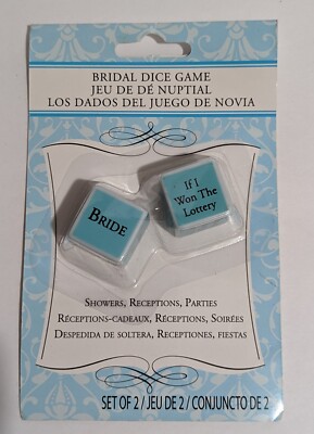 New Bridal Dice Game - Wedding Showers - Bachelorette Parties Brides ...