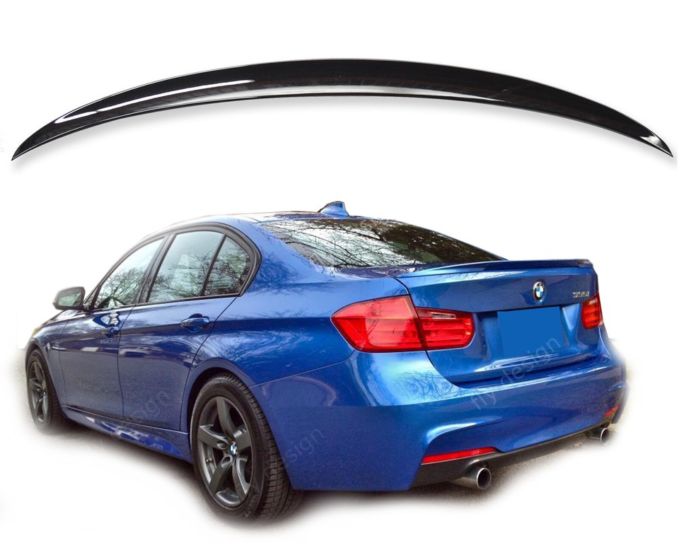 Lip Spoiler Posteriore Adatto A per BMW F30, P-Still Uni Black 668 ...