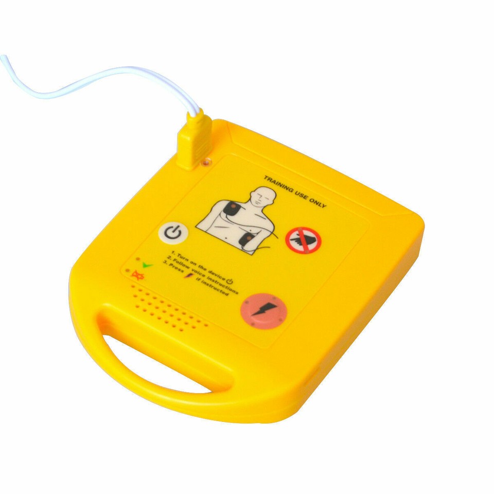 Mini AED Trainer Emergency First Aid Training Automatic Device + 6pairs ...