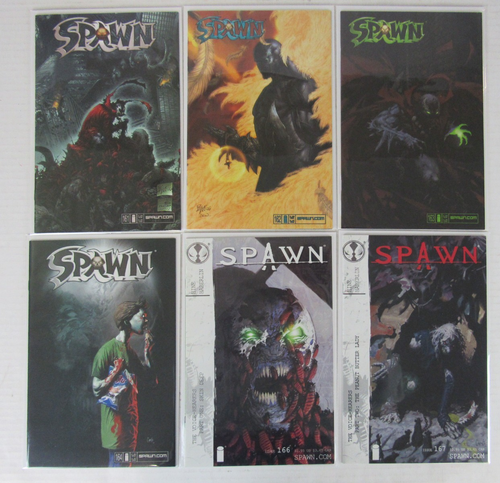 Spawn Image Comics Low Print Lot #161, 162, 163, 164, 166, 167 VF/NM to ...