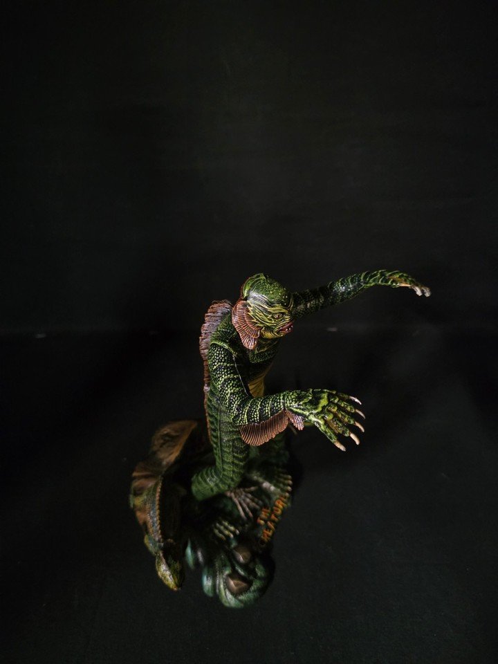 VINTAGE AURORA CREATURE FROM THE BLACK LAGOON MONSTER MODEL KIT BUILT ...