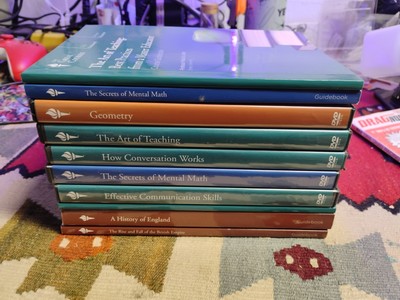 Great Courses Lot DVD And Books 5 Books 5 DVDs Great Condition Great ...