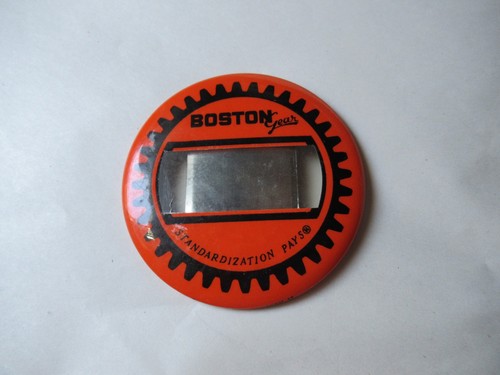 Vintage Boston Gear Employee Visitor Pinback Badge | eBay Australia